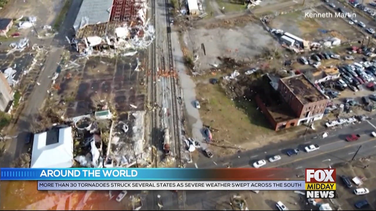 Tornado Outbreaks Violently Rotated Across The South - WFXB