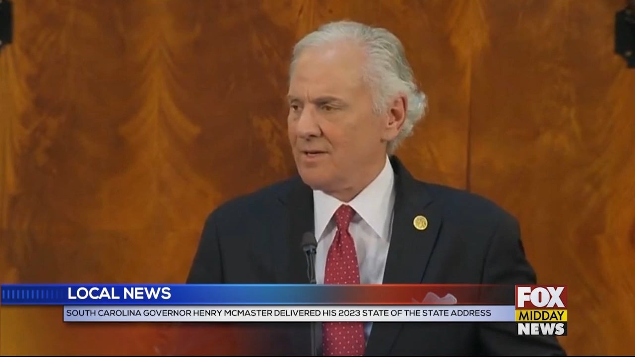 Governor McMaster Delivered His 2023 State Of The State Address - WFXB