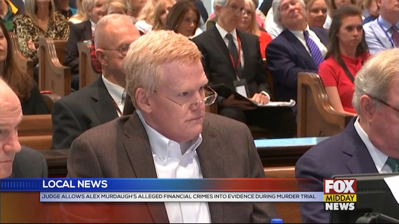 Murdaugh's Alleged Financial Crimes Allowed Into Evidence For Murder Trial - WFXB