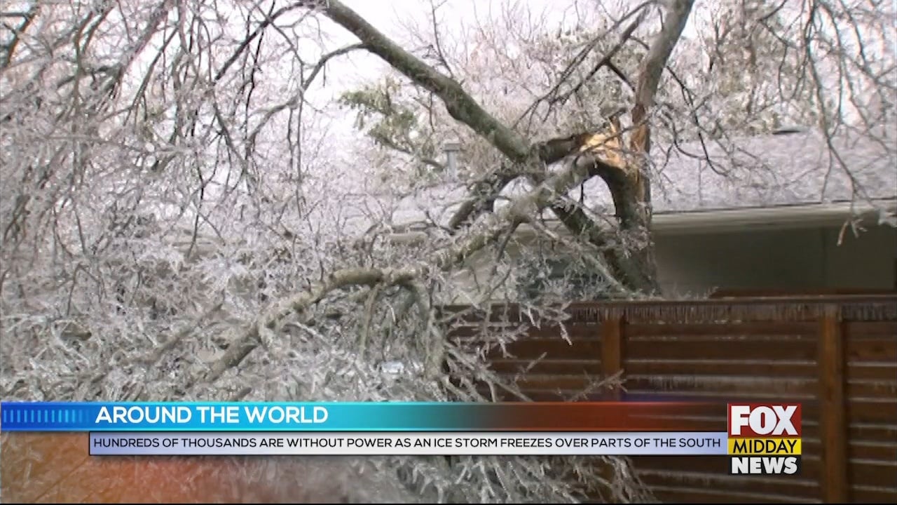 Ice Storm In Parts Of The South Causes Power Outages - WFXB