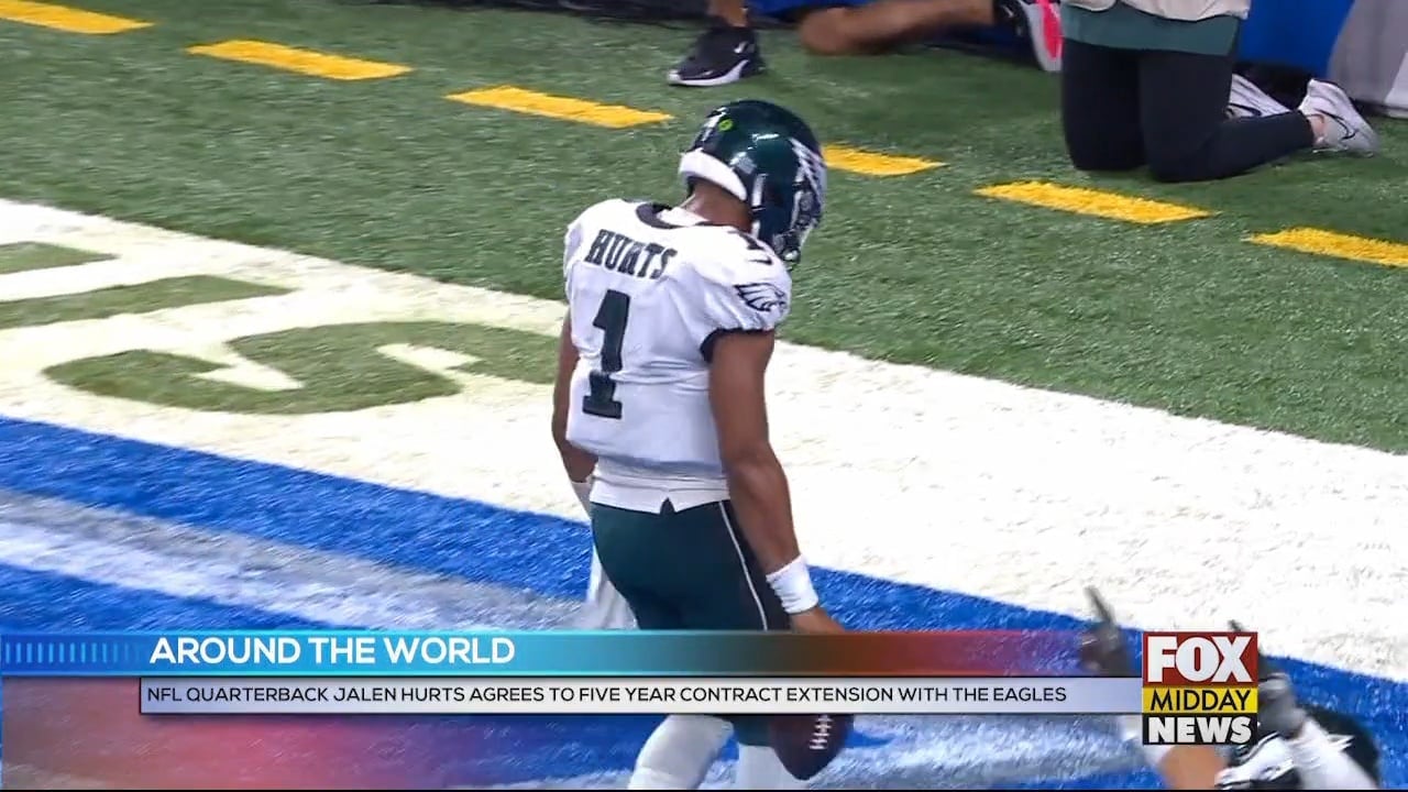 Jalen Hurts Agrees To Contract Extension With The Eagles - WFXB