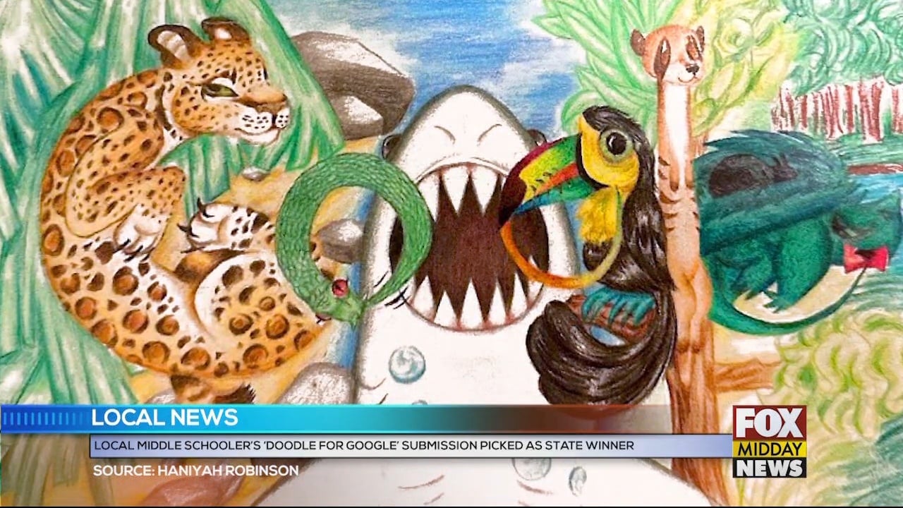 'Doodle For Google' South Carolina State Winner - WFXB