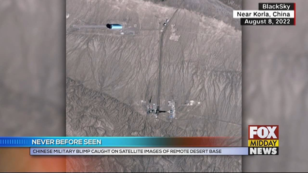 U.S. Satellite Captures Images of Chinese Military Blimp - WFXB