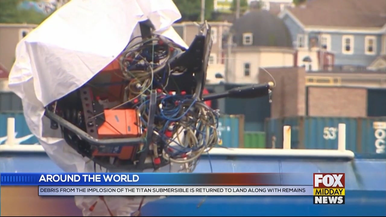 Debris From Titan Implosion Returned To Land - WFXB