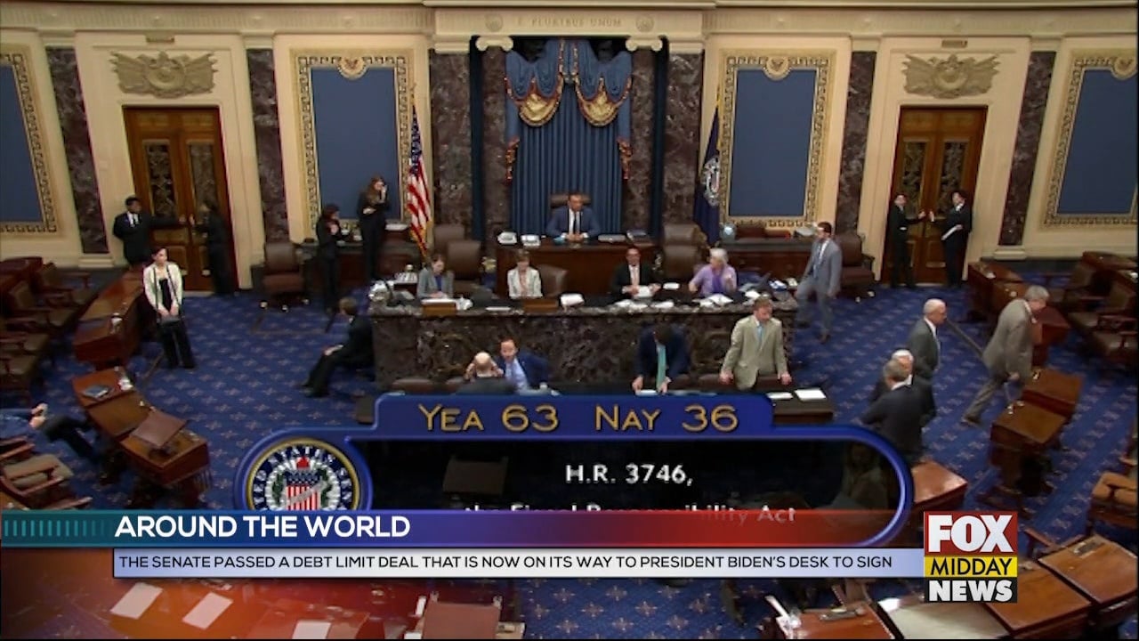 Senate Passed Debt Limit Deal To Avoid Default In The U.S. - WFXB
