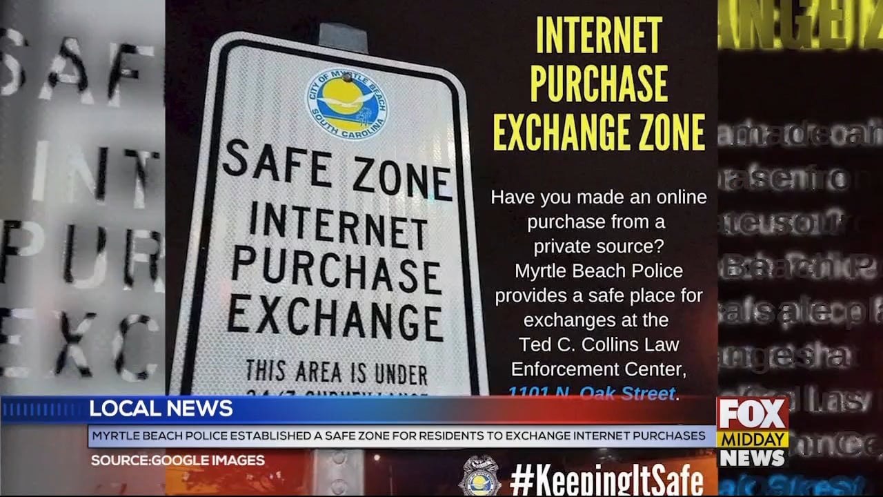 Myrtle Beach Police Creates Safe Zone For Internet Purchase Exchanges ...