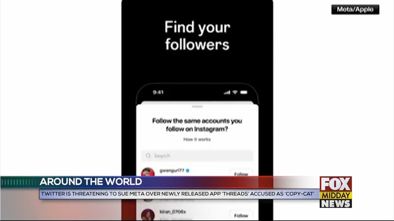 Twitter Threatens Legal Action Against Meta's New 'Threads' App - WFXB