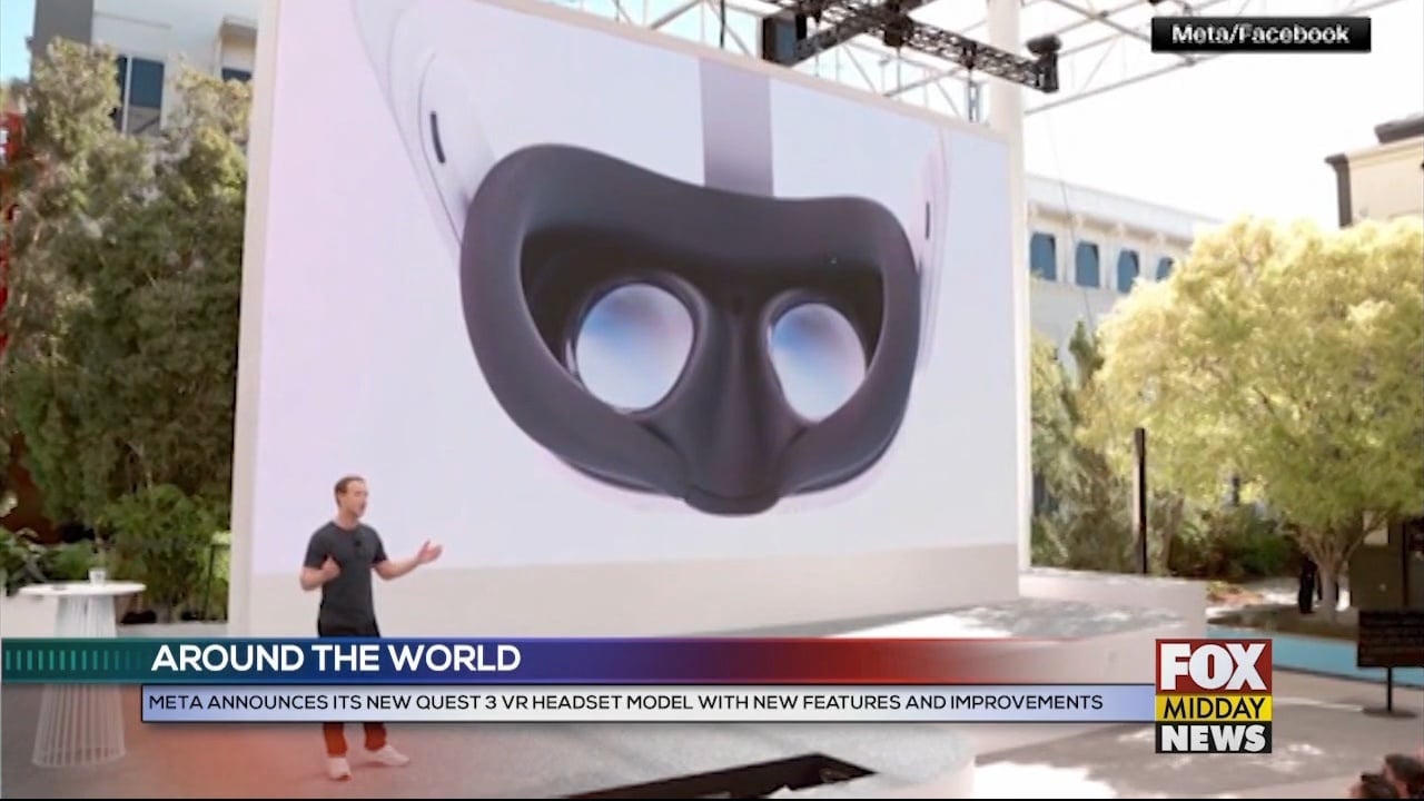 Meta Reveals Its New Quest 3 VR Headset - WFXB