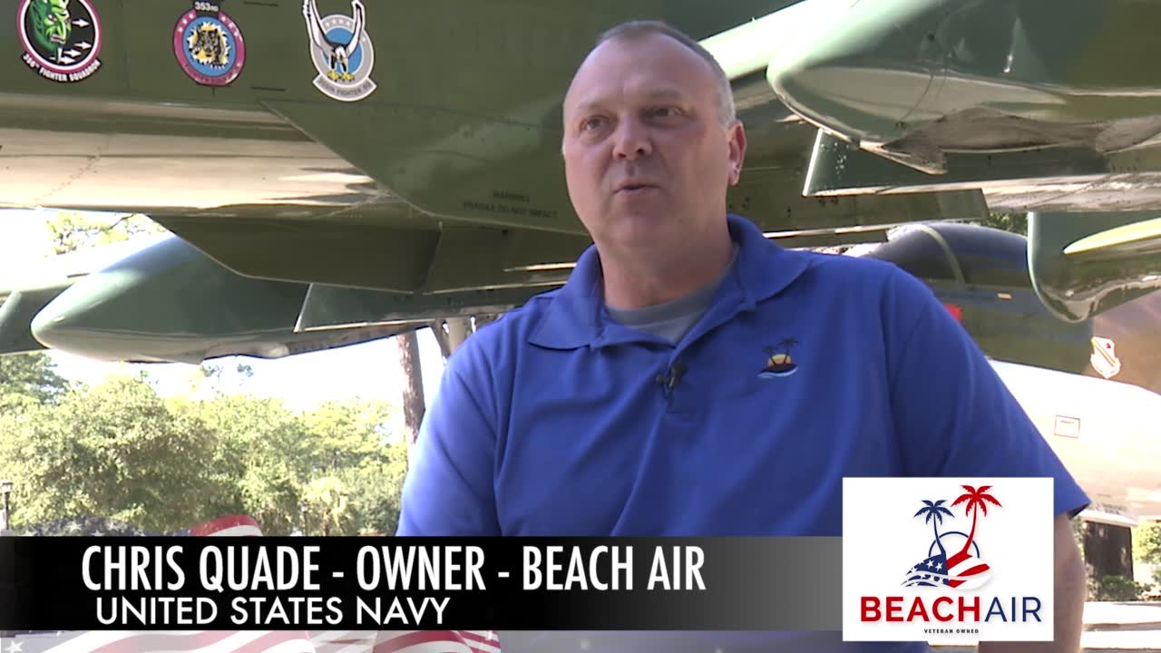 Interview with Beach Air Owner and Veteran Chris Quade - WFXB