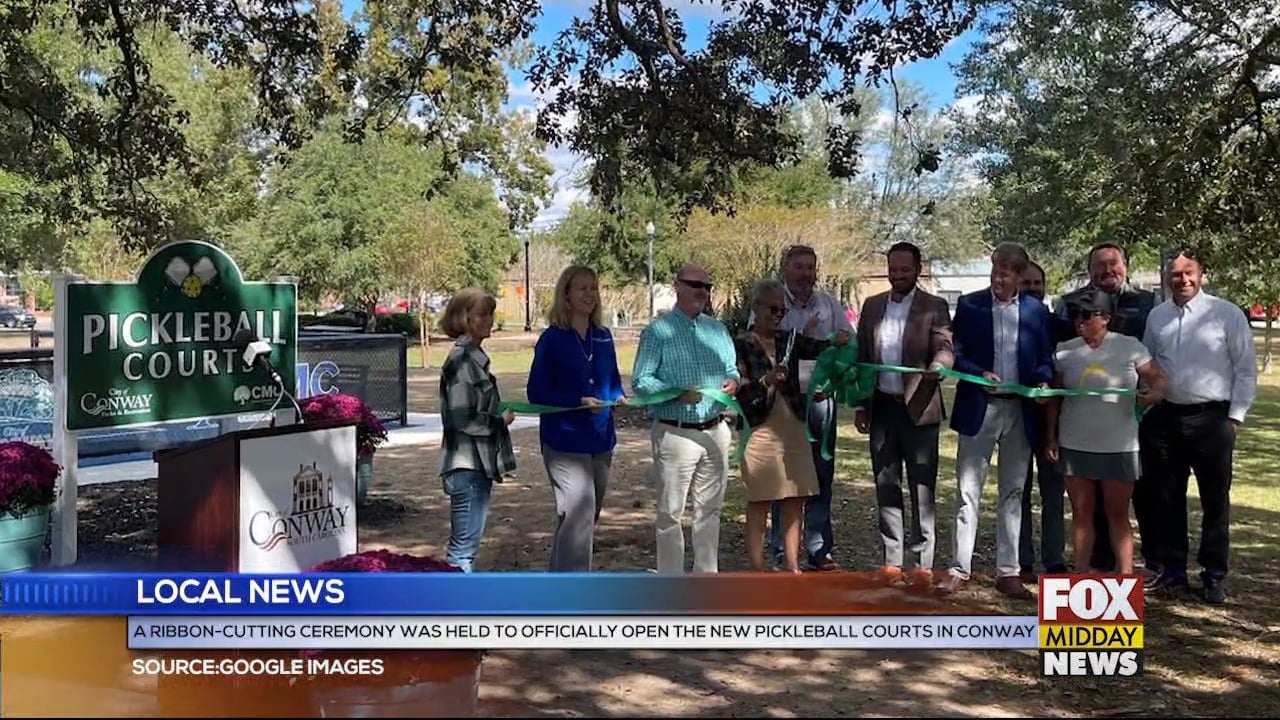 New Pickleball Courts Open In Conway - WFXB