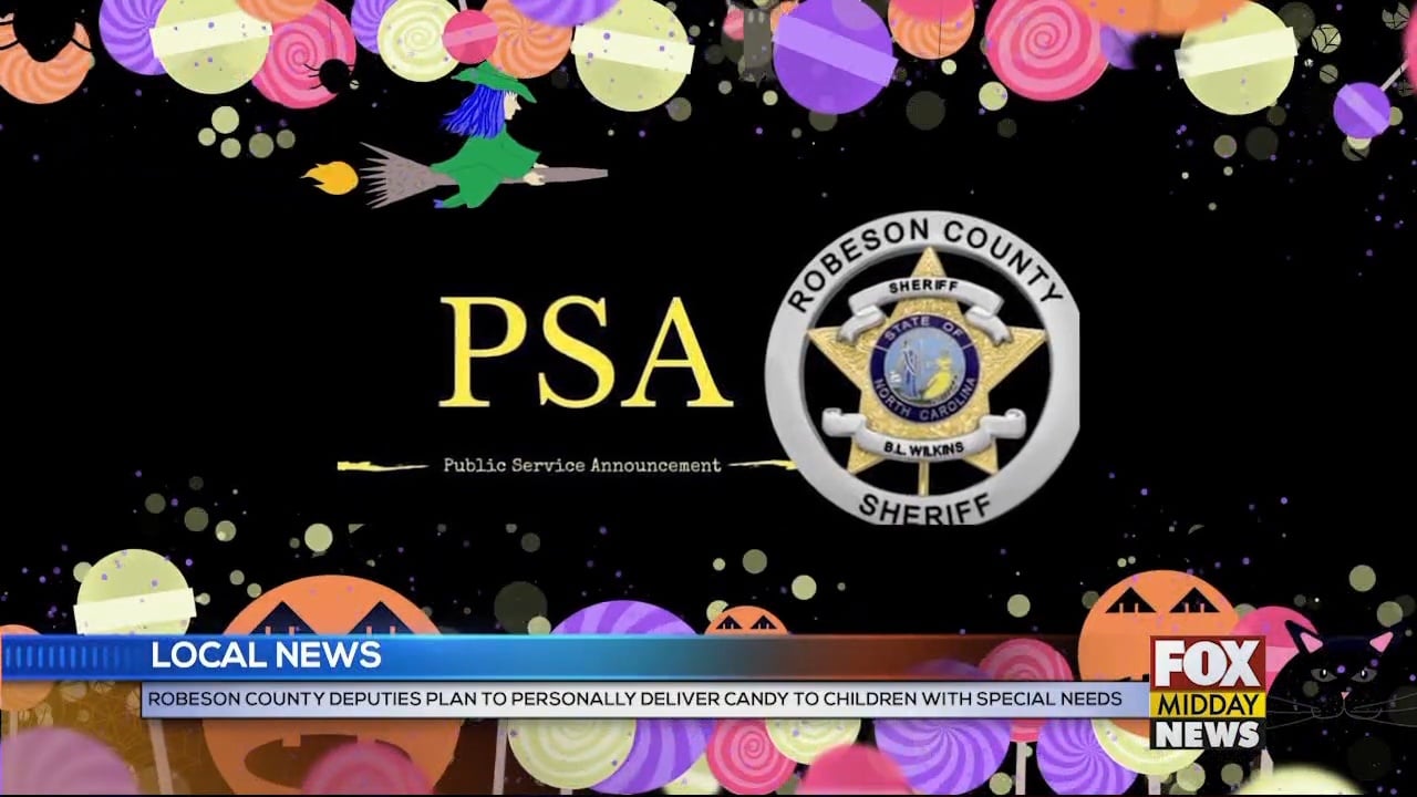 Robeson County Deputies Plan To Include Every Child This Halloween - WFXB