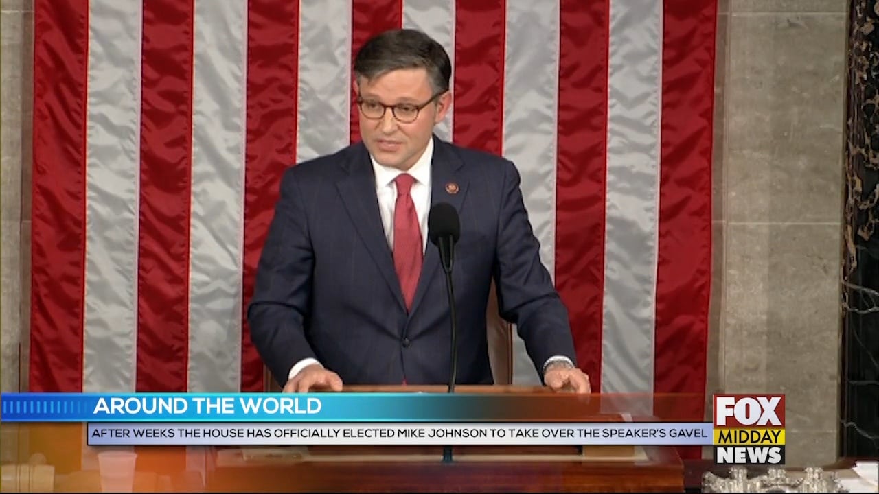 Mike Johnson Elected As New House Speaker - WFXB