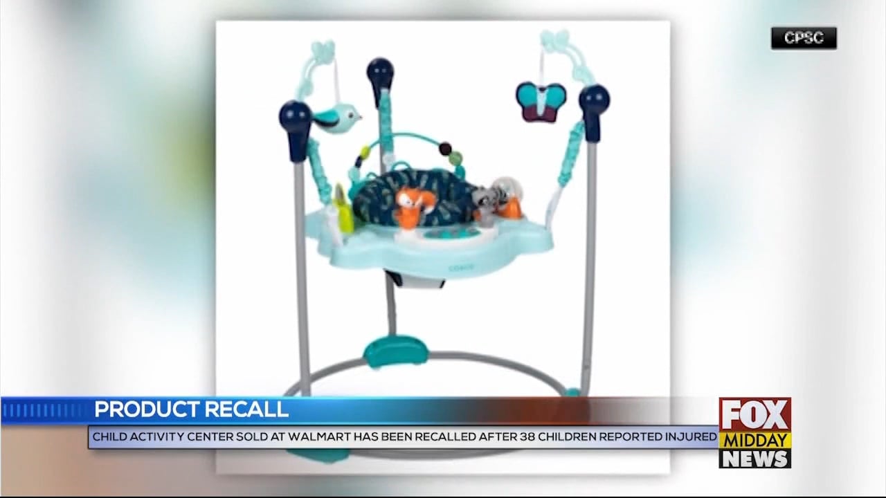 Child Activity Centers Recalled Due To Possible Risk Of Falling - WFXB