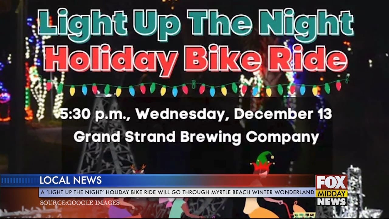 'Light Up The Night' Holiday Bike Ride In Myrtle Beach - WFXB