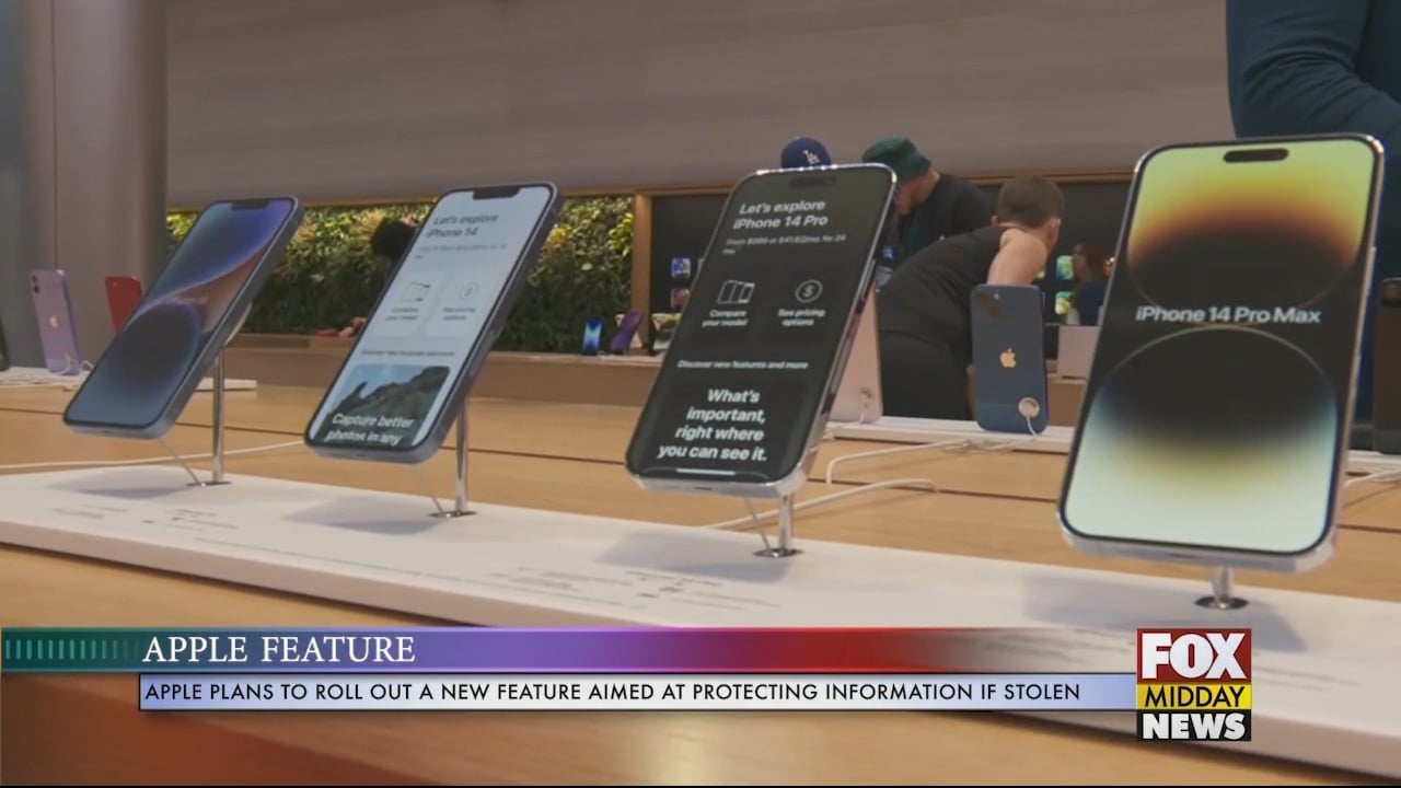 Apple Rolls Out New Stolen Device Protection Feature - WFXB