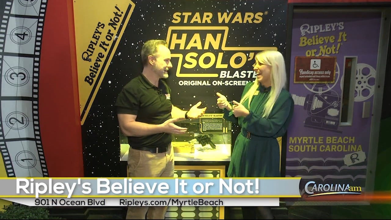 B.J. Gets a Look at Some Amazing Items at Ripley's Believe It or Not! - WFXB