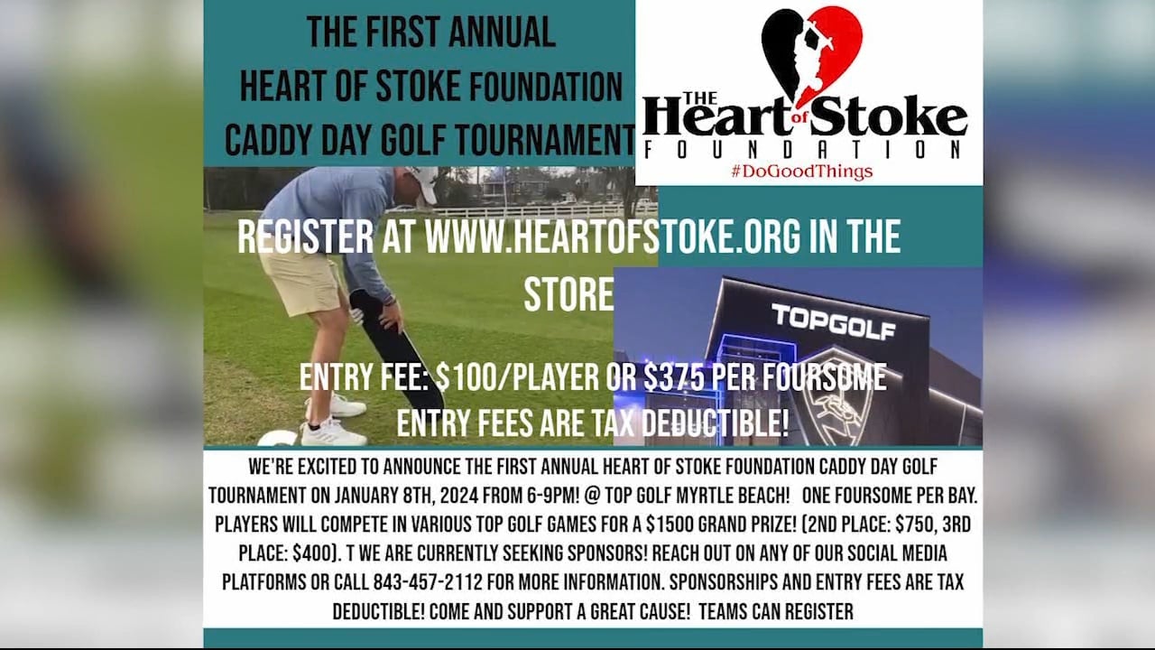 Heart of Stoke Foundation Hosting Caddy Day Golf Tournament - WFXB