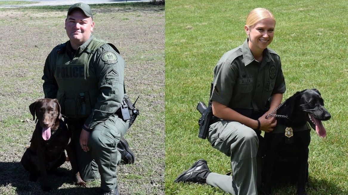 New K-9 teams join DNREC's Fish & Wildlife Natural Resources Police - 47abc