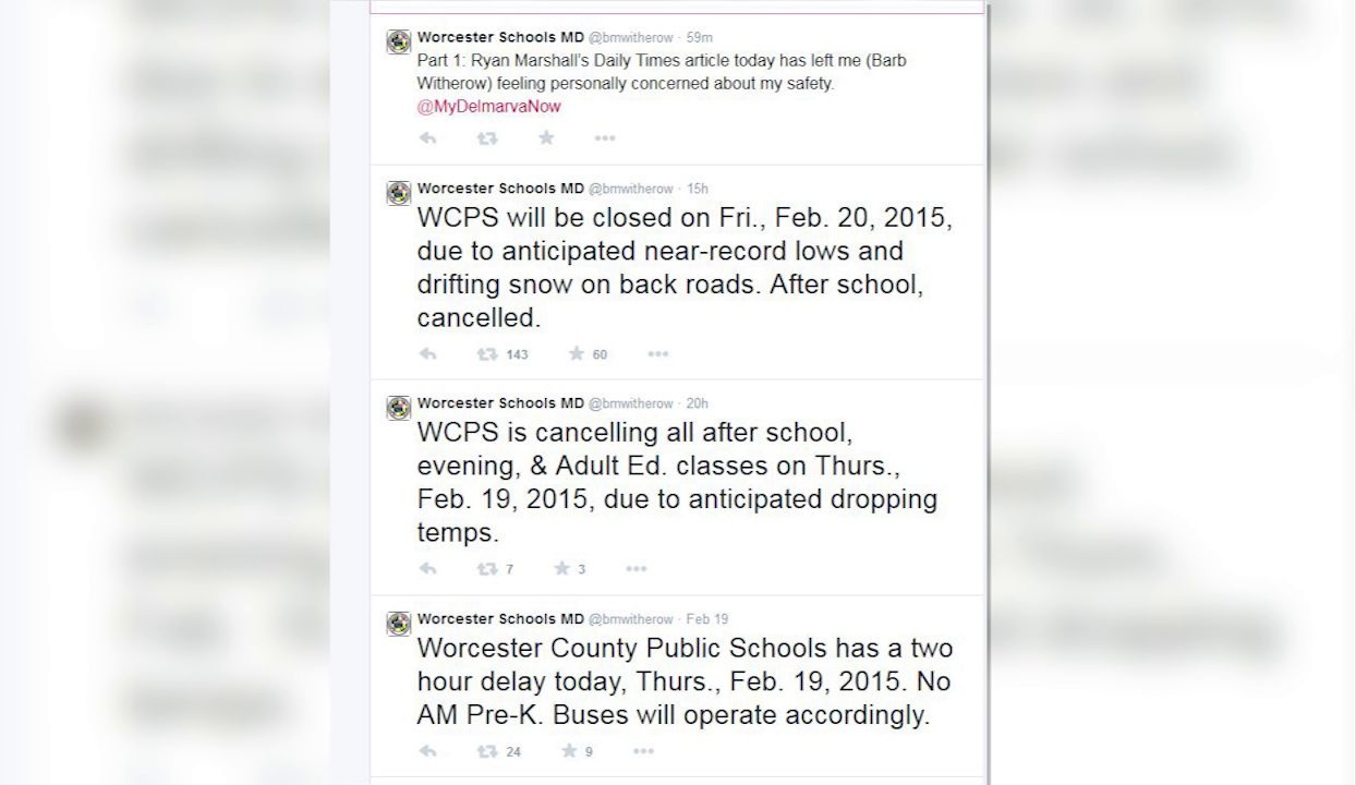 WCPS address fake Twitter account - 47abc