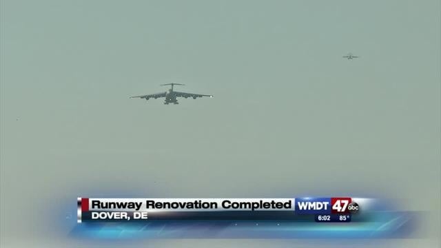 Dover AFB completes construction on one of its runways - 47abc