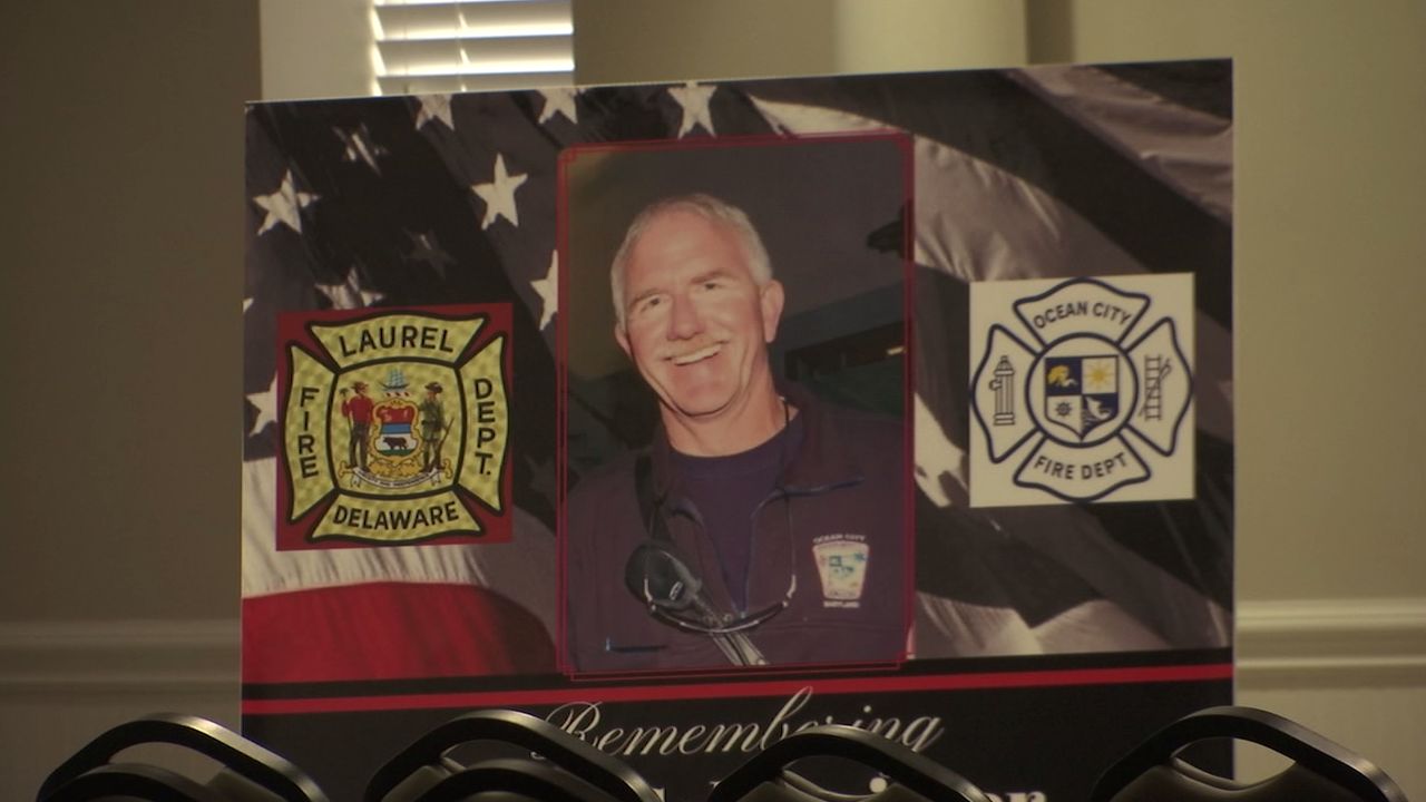 Firefighters and community members gather in Laurel to honor Alan ...