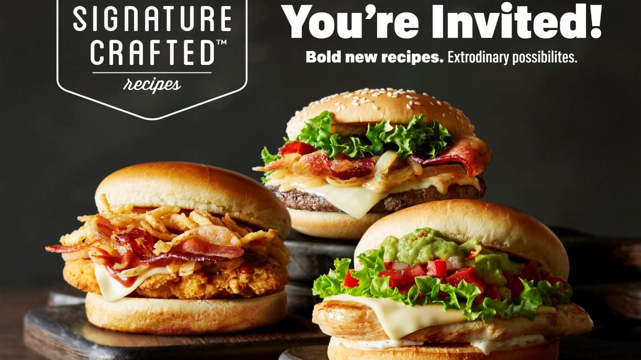 McDonald's restaurant celebrates the release of signature crafted ...