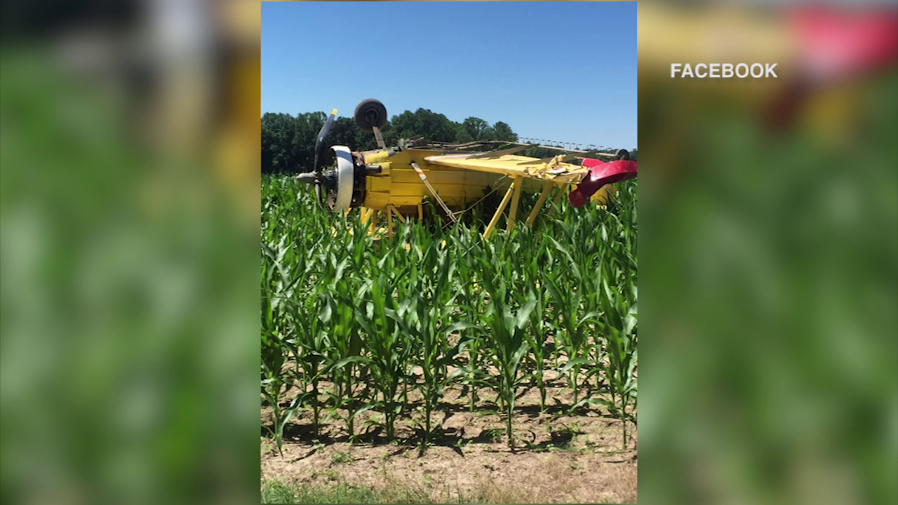 Small plane crashes into Laurel corn field - 47abc