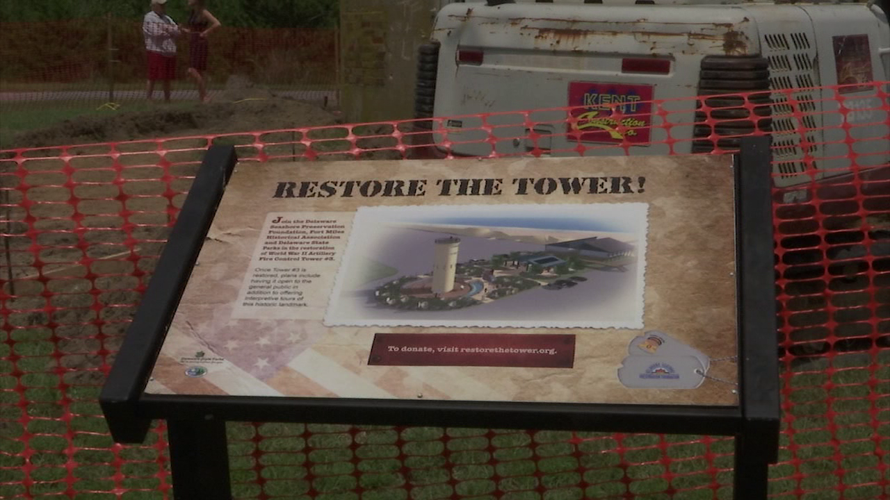 World War II Fire Control Tower Restoration Begins - 47abc