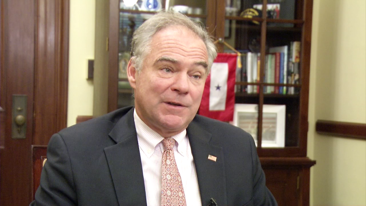 Sen. Tim Kaine runs for re-election to defend Senate seat - 47abc