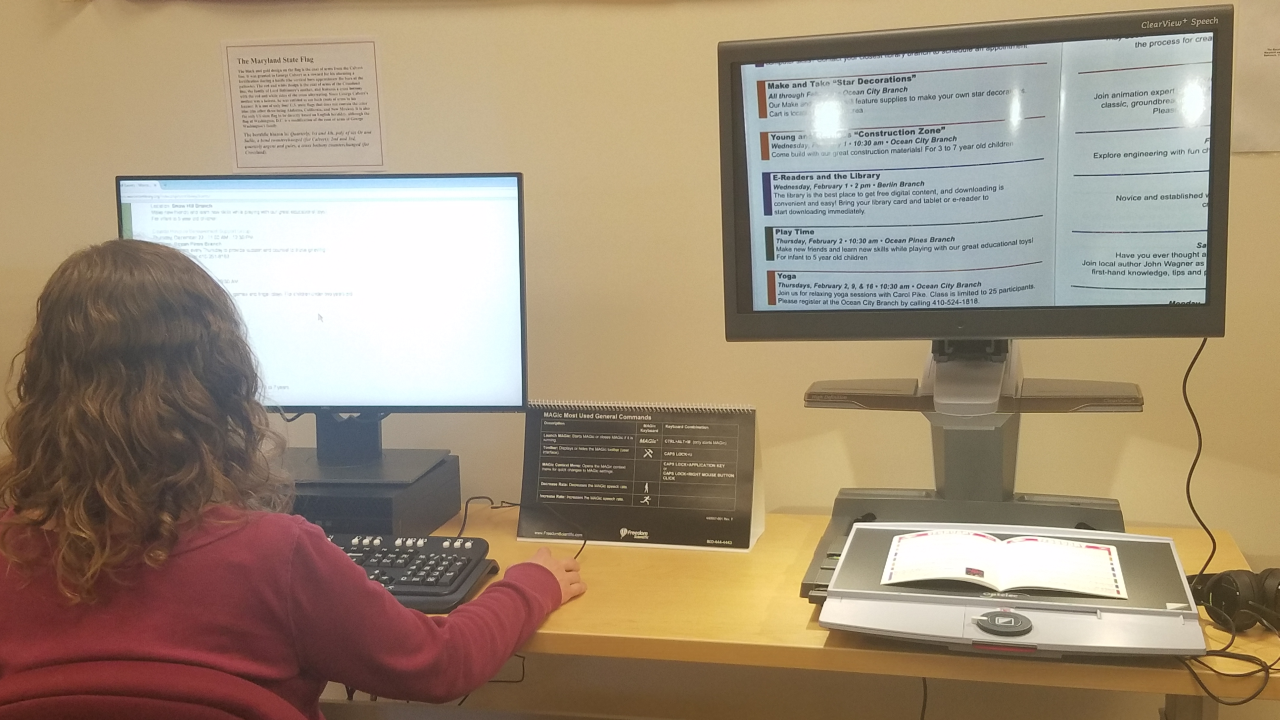 Maryland libraries get disability-friendly workstations - 47abc