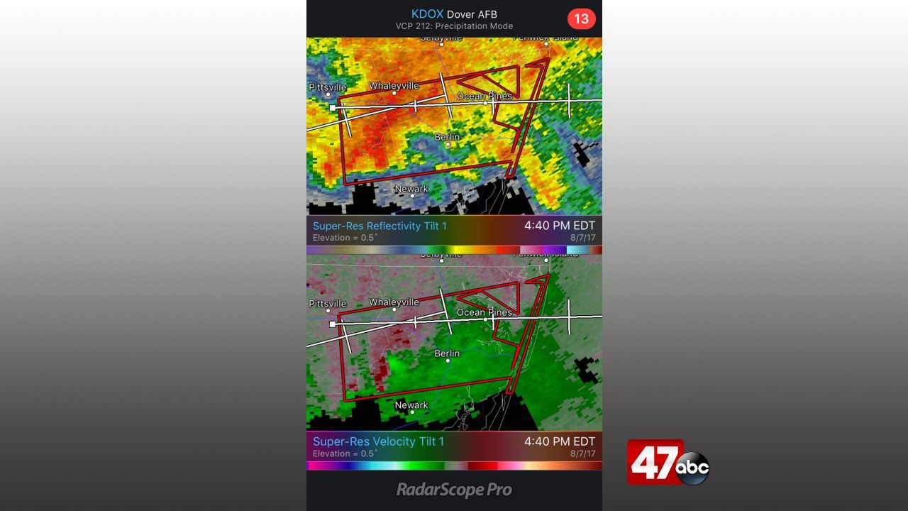 Tornado Warning issued for Northeastern Worcester County - 47abc