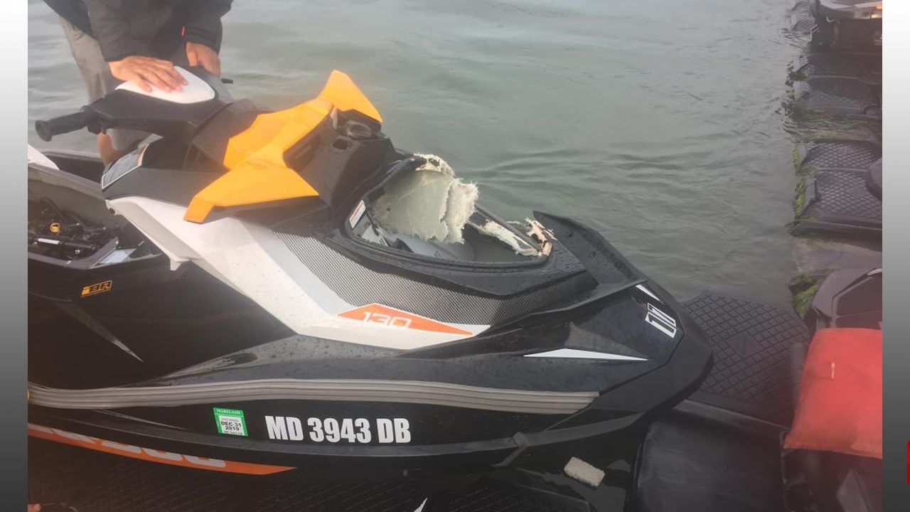 Woman in critical condition after being struck by another jet ski ...