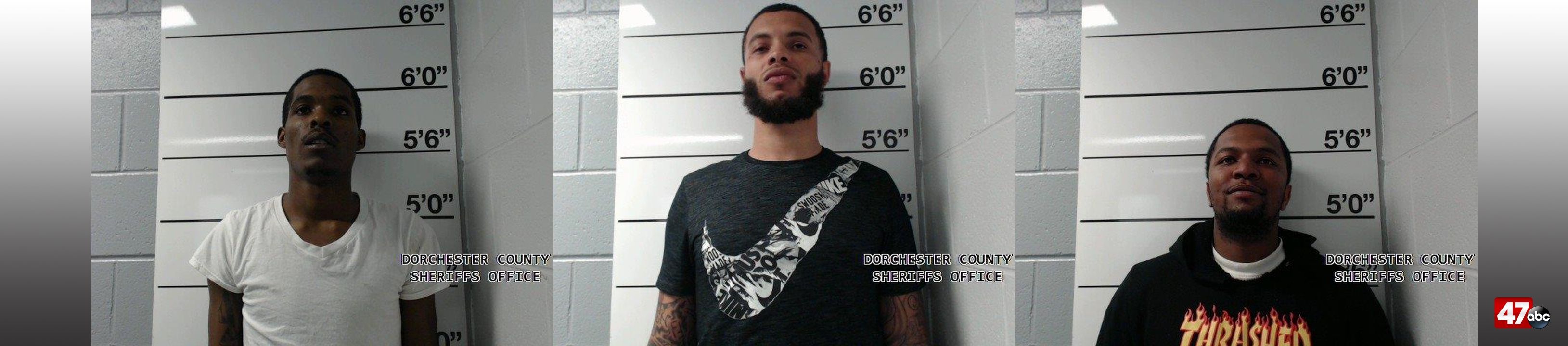 Three arrested on drug charges in Dorchester Co. - 47abc