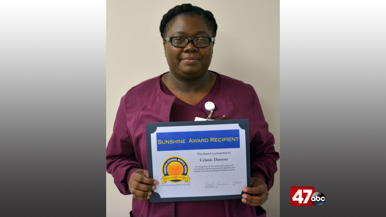 PRMC Nurse earns Sunshine Award - 47abc
