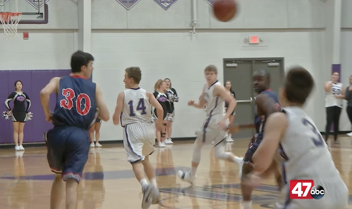 Delmarva Christian boys basketball flys past Worcester Prep - 47abc