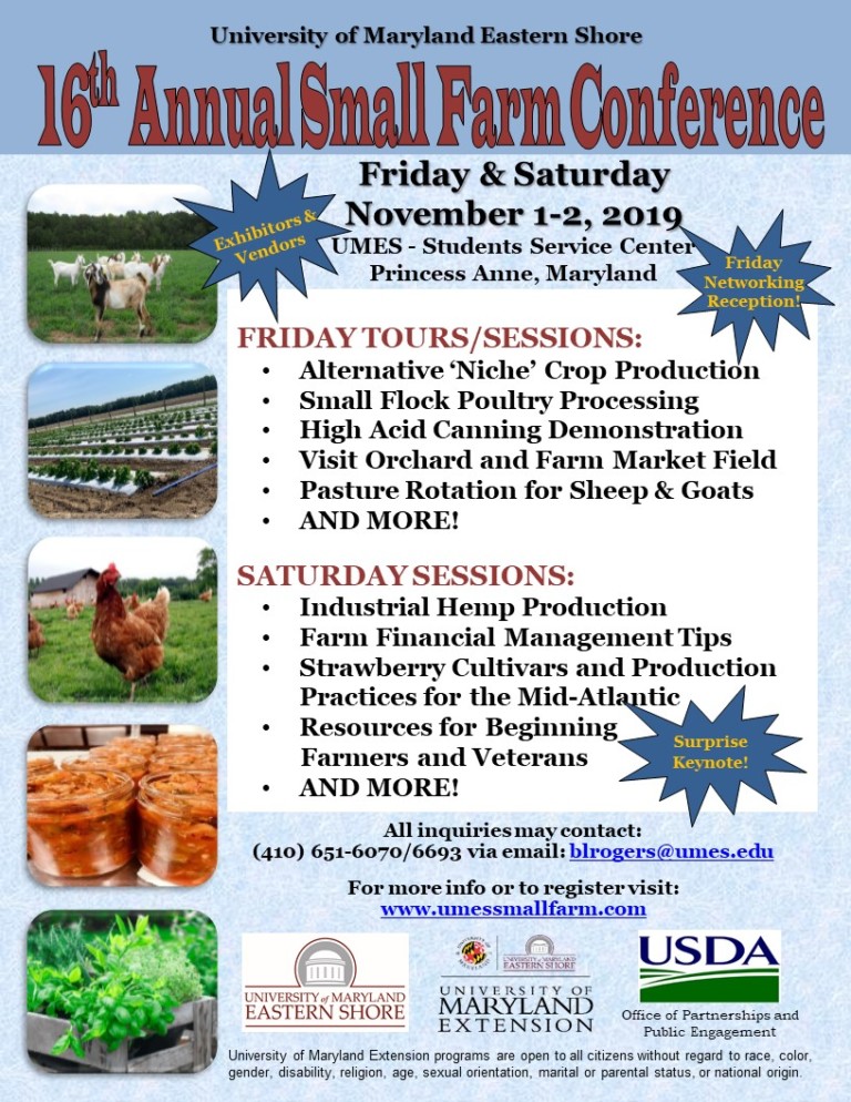 Join UMES this week for their 16th Annual Small Farm Conference - 47abc