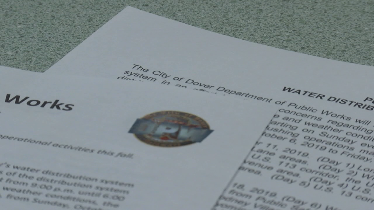 Discolored water worries residents in Dover - 47abc