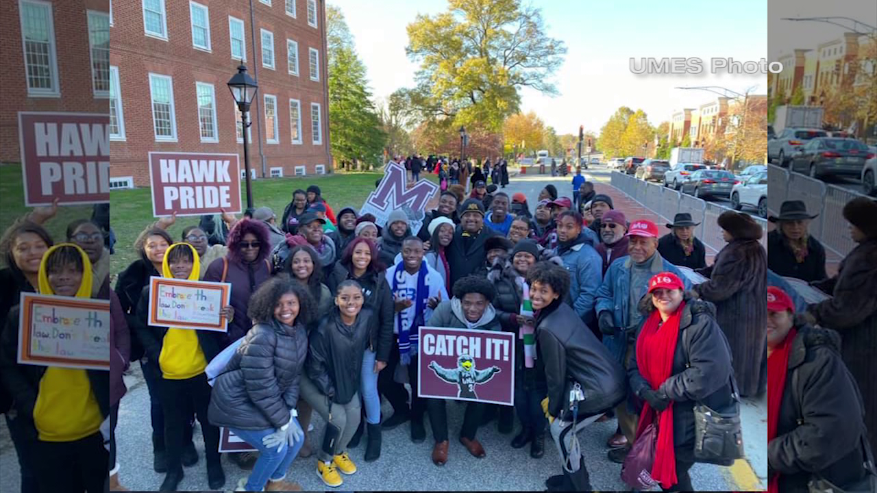 UMES students rally in Maryland's capital - 47abc