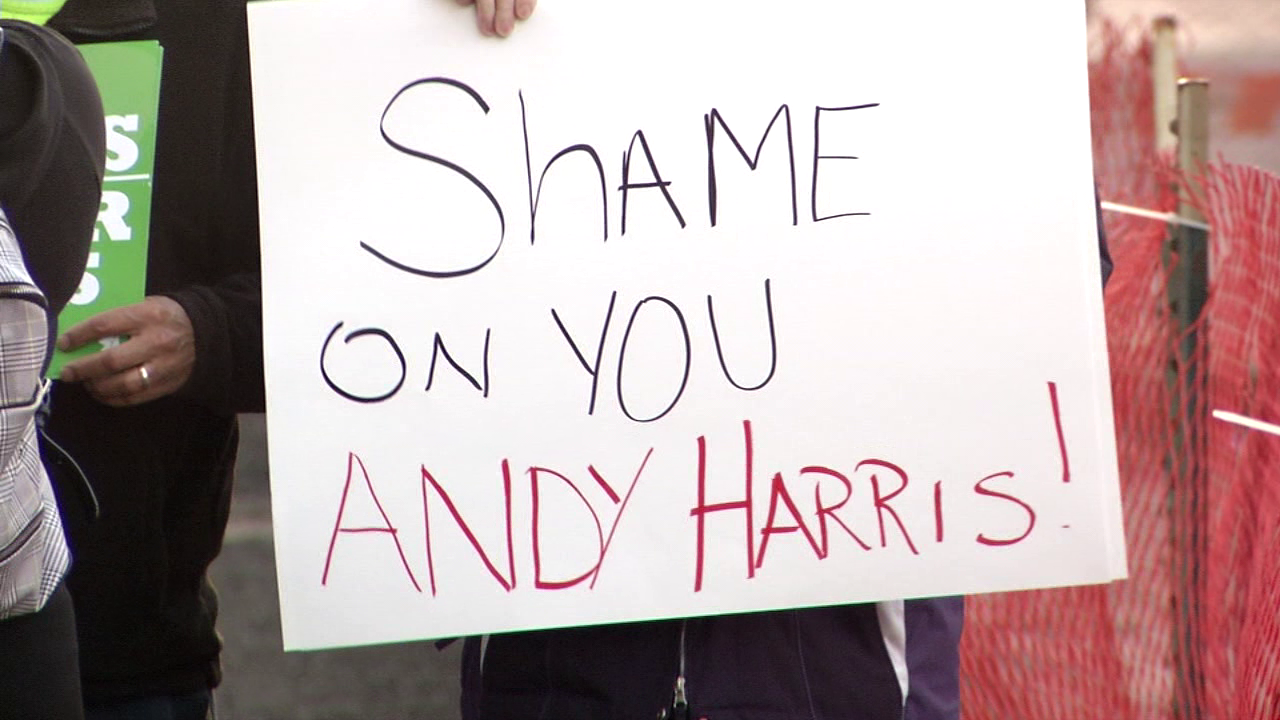 Protesters voice disappointment over recent Harris vote - 47abc