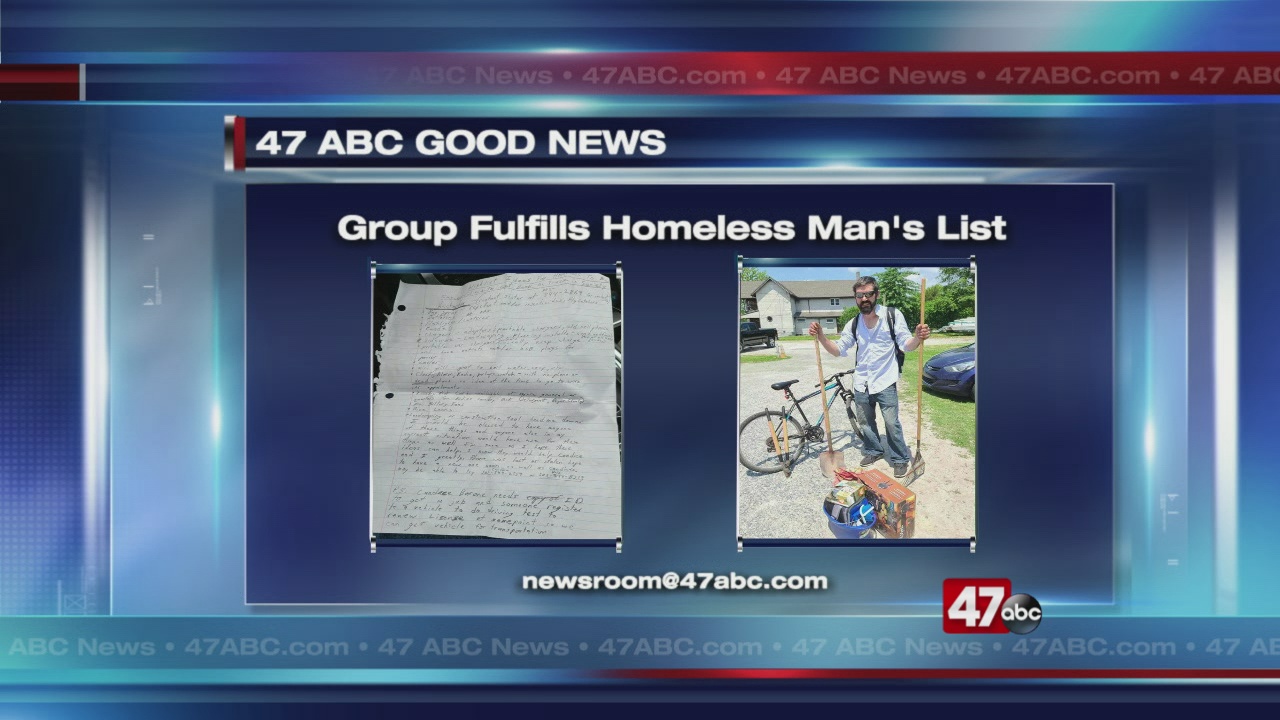 Community members come together to help local homeless man get back on ...