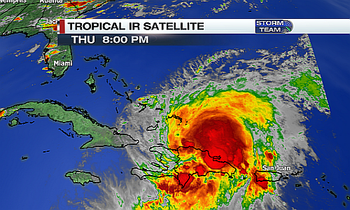 Tropical Storm Isaias Strengthening; Heading Toward East Coast of U.S ...