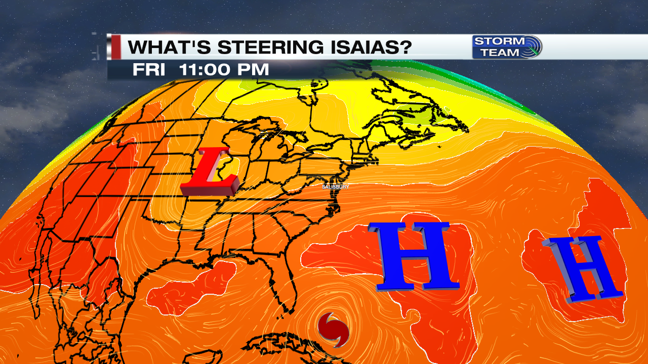 What's Steering Hurricane Isaias and Where Will it Make Landfall? - 47abc