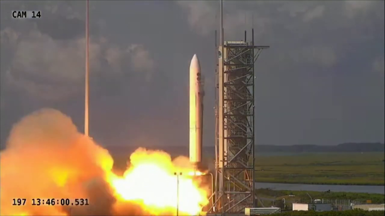 Minotaur IV rocket lifts off at Wallops Island Flight Facility - 47abc