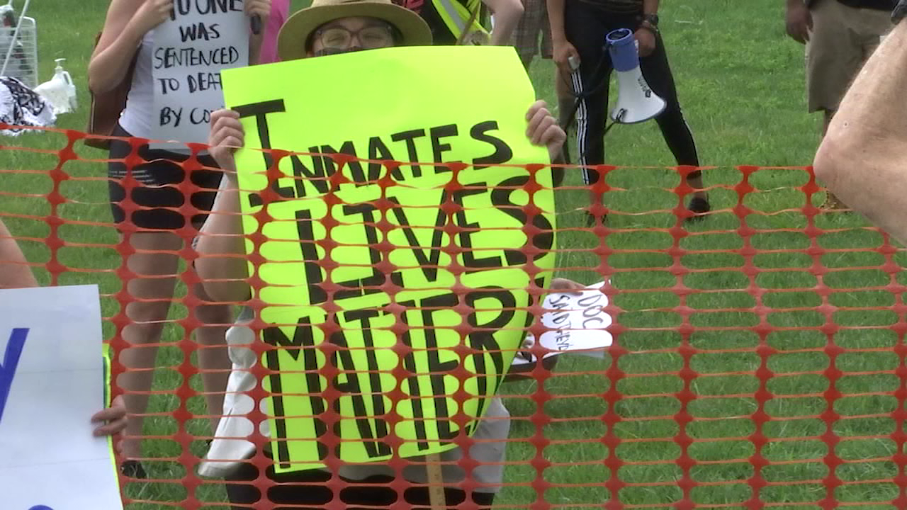 Protesters Fight For Inmates Facing Alleged Inhumane Conditions At