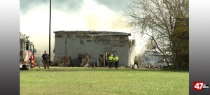 Fire damages Delmar Auto Center - 47abc