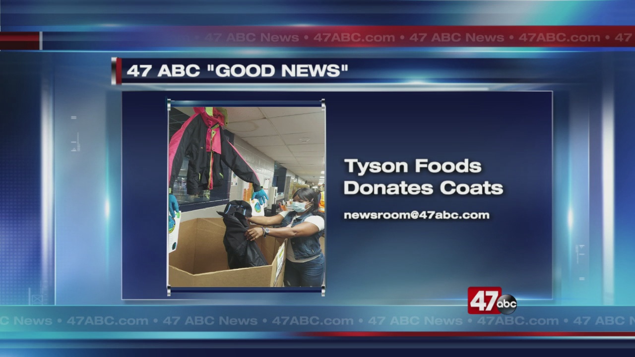 Tyson Foods donates coats to those in need - 47abc