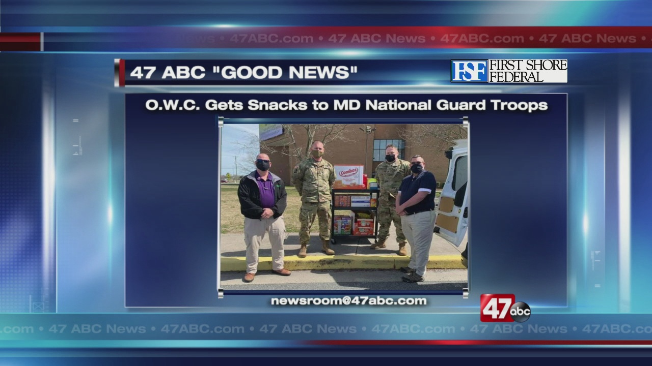 Operation We Care drops off snacks for National Guard members - 47abc