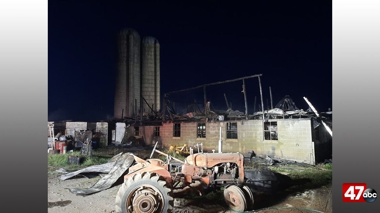 Fire destroys Queen Anne's Co. barn, officials investigating - 47abc