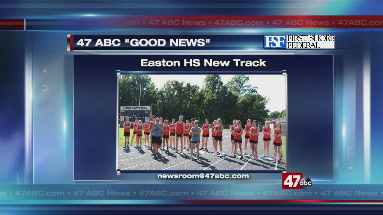 New track completed at Easton High School - 47abc