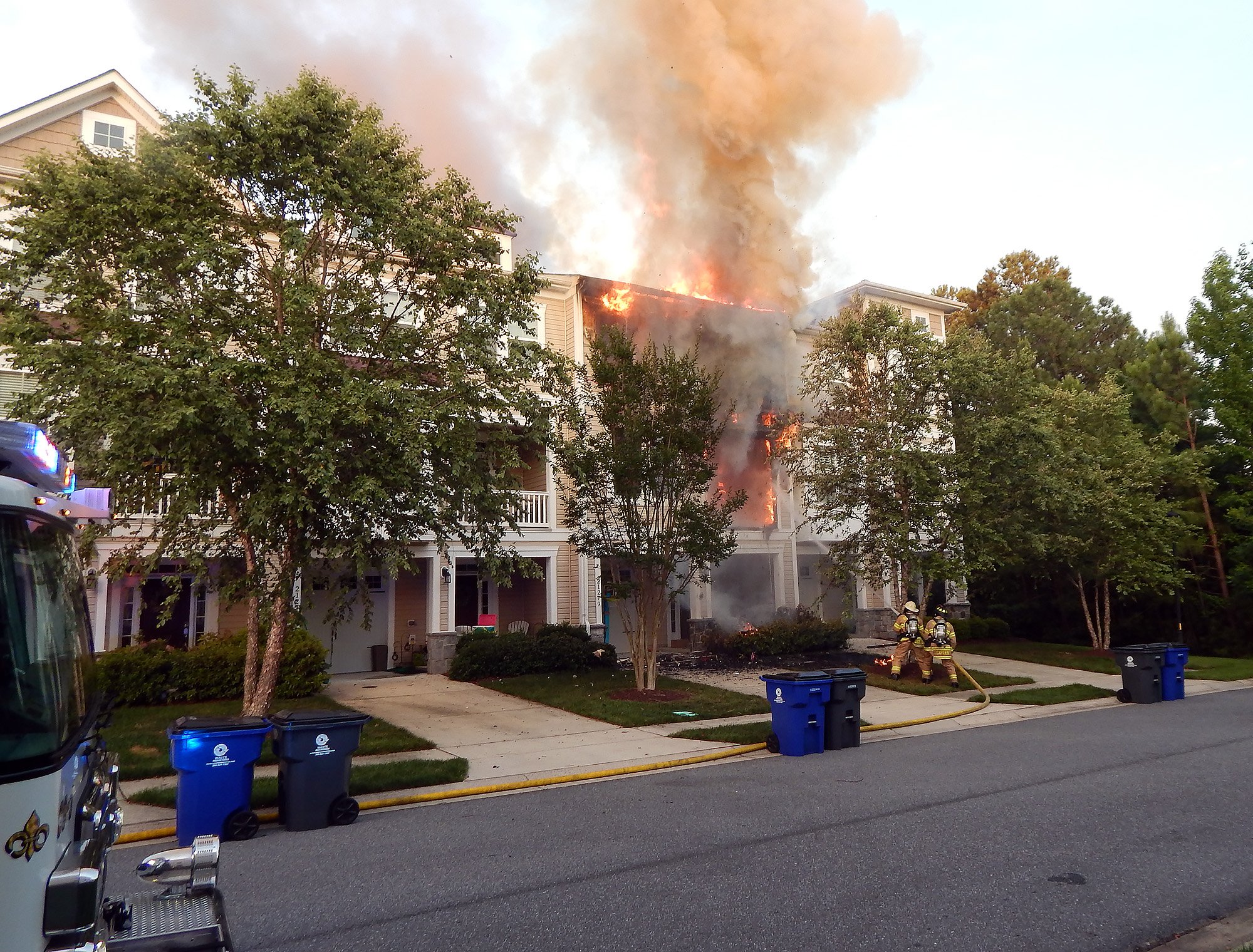 Crews battle Rehoboth townhouse fire, investigation underway - 47abc